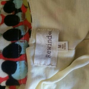 Rewind | Pants & Jumpsuits | Rewind Romper Polkadot Cream Lime Green ...